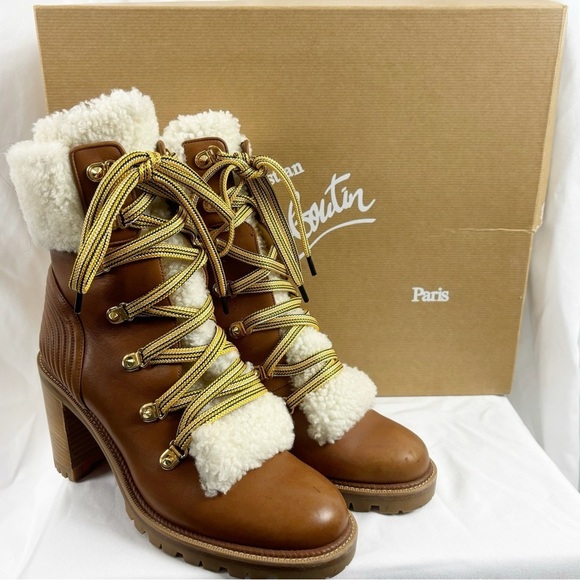 Christian Louboutin | Shoes | Christian Louboutin Yetita 7mm Shearling ...